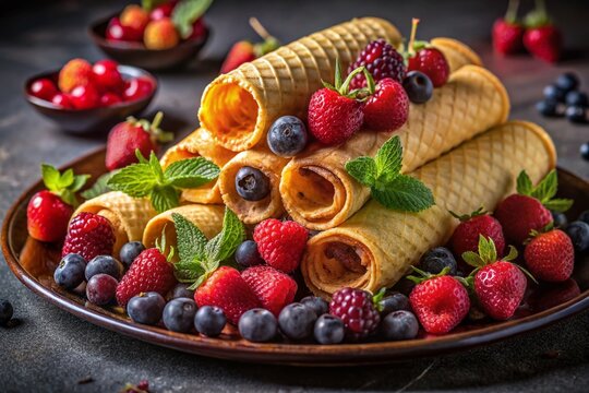 Wafer Rolls"」の写真素材 | 1,107件の無料イラスト画像 | Adobe Stock