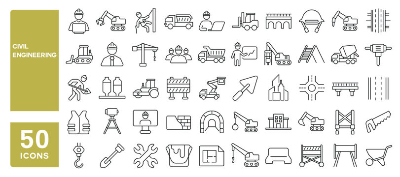 Civil Engineering Symbols Clip Art