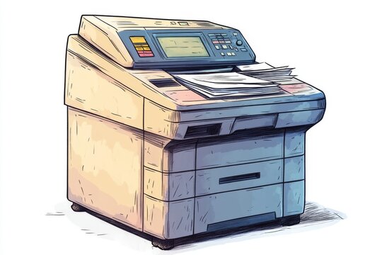 Copy Machine Cartoon Images – Browse 10,315 Stock Photos, Vectors, and ...