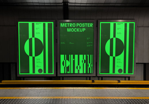 Imágenes de Metro Mockup: descubre bancos de fotos, ilustraciones ...