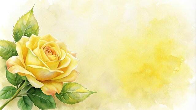 Yellow Rose Border Clip Art