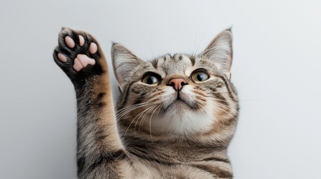 Cat Lifting Paw Images Browse 12 087 Stock Photos Vectors and Video Adobe Stock