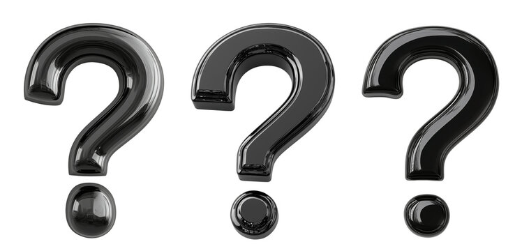 Black Question Mark Clip Art