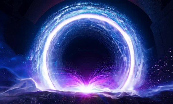 Blue Portal Gif Png