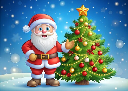 Santa claus cartoon images store
