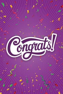 "Congratulations Vector" Images – Browse 53 Stock Photos, Vectors, and ...