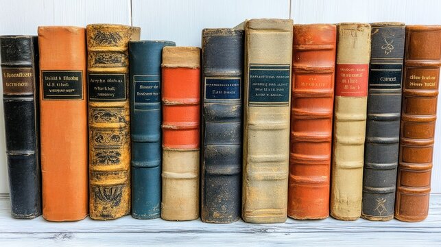 Antique Book Spine Images – Browse 27,332 Stock Photos, Vectors, and ...