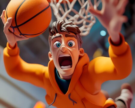 Basketball Hoop Cartoon Images – Browse 8,160 Stock Photos, Vectors ...