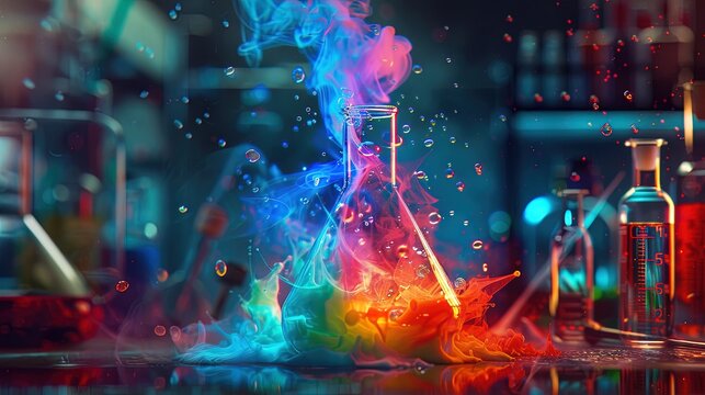 Chemical Reaction Wallpaper