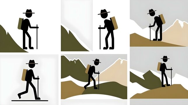 Stick Figure Hiking Images – Browse 32,248 Stock Photos, Vectors, and ...