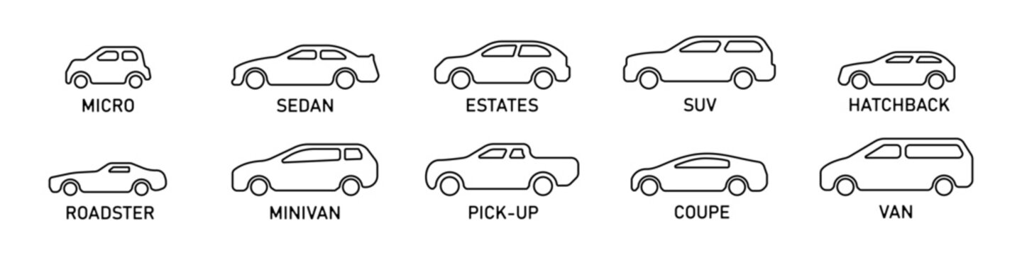Car Body Types Icons Images – Browse 3,662 Stock Photos, Vectors, and ...
