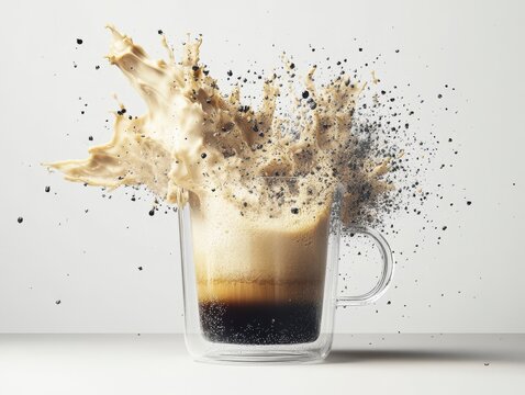 Exploding Coffee Exploding Coffee" Images – Browse 27 Stock Photos,