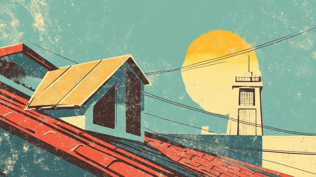 Retro Roof Illustration Images – Browse 40,324 Stock Photos, Vectors ...