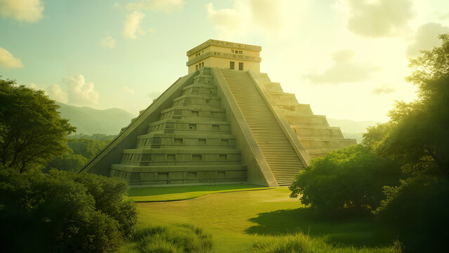 Ancient Aztec Pyramids