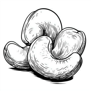 cashew drawing