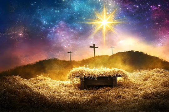 Manger And Cross Images – Browse 1,485 Stock Photos, Vectors, and Video ...