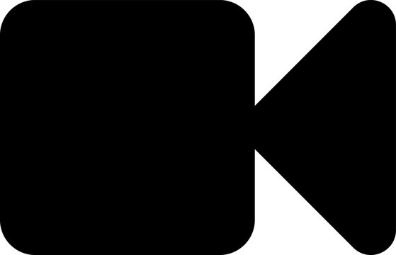 Black Facetime Icon Png