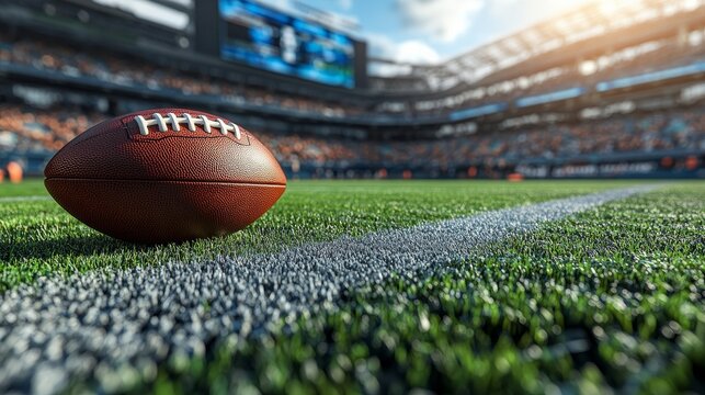 High Resolution American Football