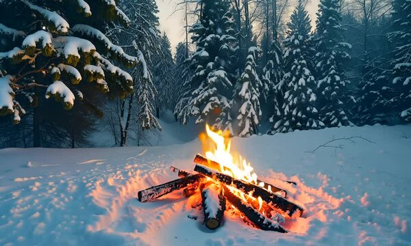 Campfire In Snow Images – Browse 36,314 Stock Photos, Vectors, and ...