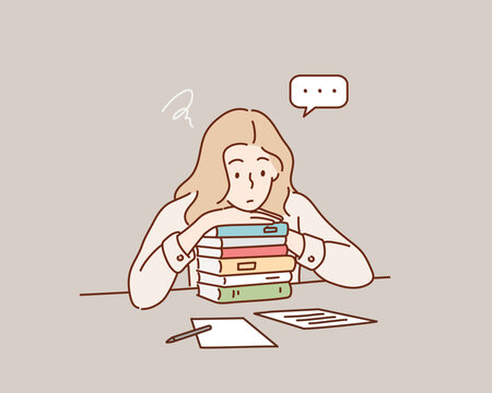 Exam Stress Cartoon Images – Browse 3,830 Stock Photos, Vectors, and ...