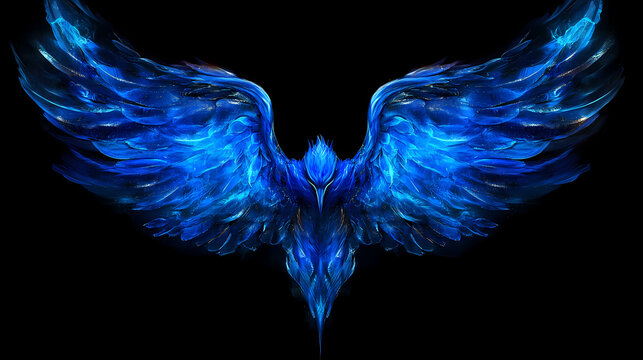 blue fire phoenix