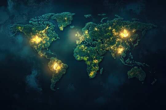 "Futuristic World Map" Images – Browse 264 Stock Photos, Vectors, and ...