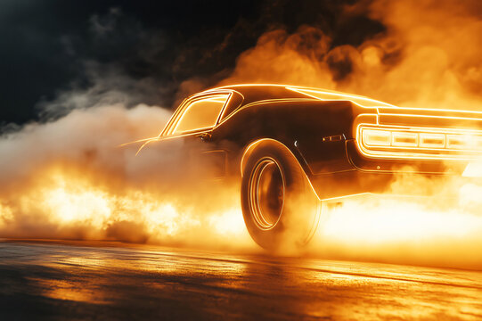 Muscle Car Flames Images – Browse 4,431 Stock Photos, Vectors, and ...