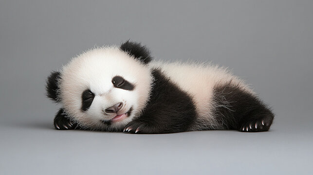 Fluffy Baby Panda