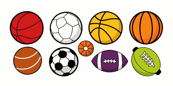Sports Balls Clipart
