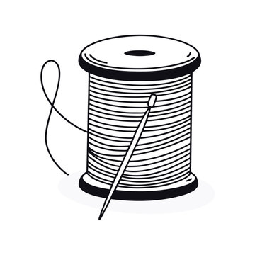 Spool Of Thread Silhouette