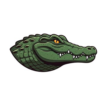 Animated Alligator Head