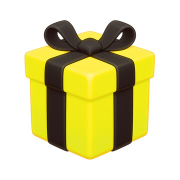 Yellow gift ribbon store
