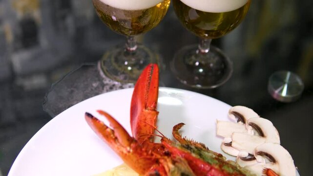 how to boil lobster with beer