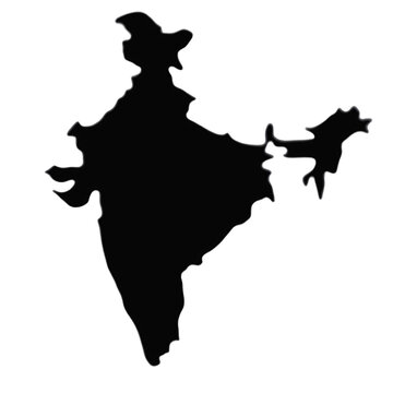 Bharat Map Outline