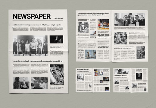 News Paper, Newspaper Template Images – Browse 71,091 Stock Photos ...