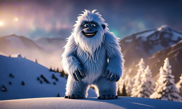 yeti cartoon