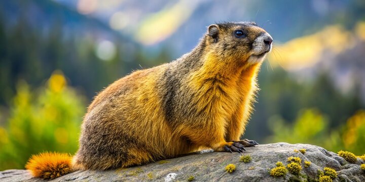 Yellow-Bellied Marmot"」の写真素材 | 1,458件の無料イラスト画像 | Adobe Stock