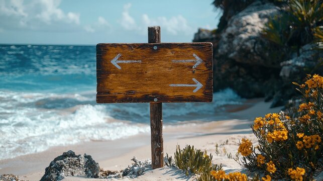 Beach Directional Sign Images – Browse 4,350 Stock Photos, Vectors, and ...