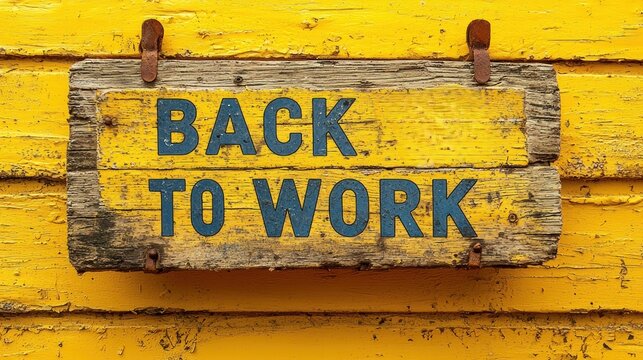 Back To Work Background