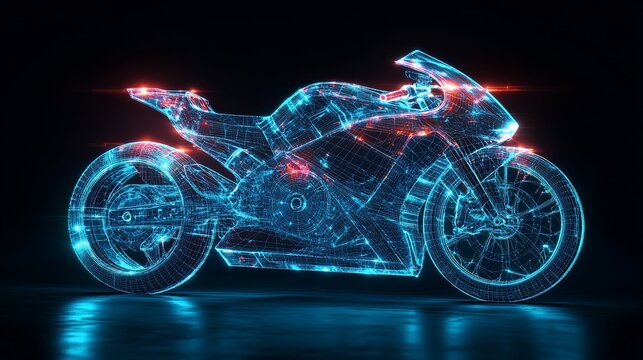 Motorbike Wireframe Images – Browse 3,578 Stock Photos, Vectors, and ...