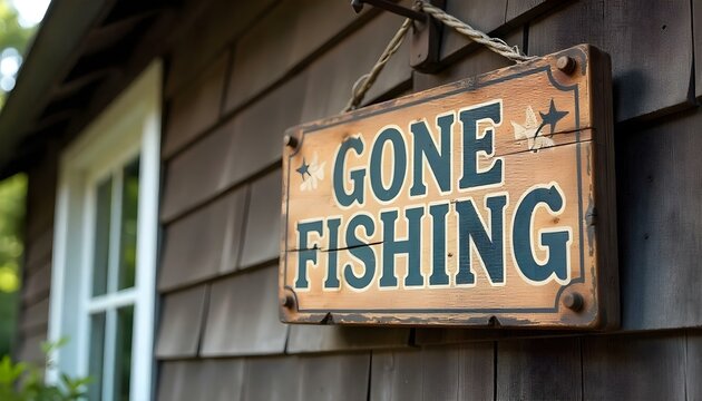 Gone Fishing Signs