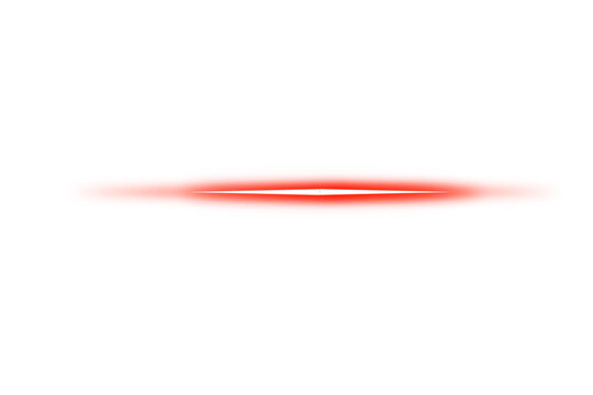 red laser white background