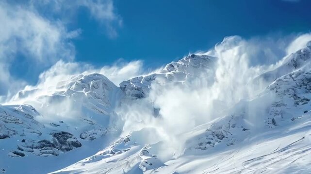 Aerial Avalanche Templates – Free Editable Designs | PikWizard