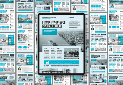 Indesign Newsletter Template Images – Browse 875 Stock Photos, Vectors ...