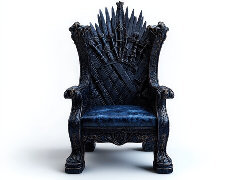 Side View Chair Throne Of Swords
