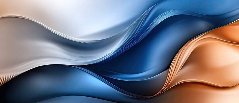 Blue And Brown Combination Background