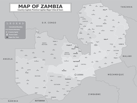Zambia Political Map