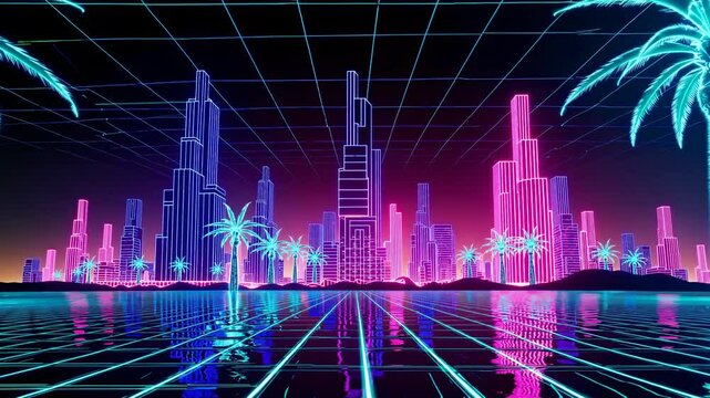 Retro Wave City Images – Browse 23,982 Stock Photos, Vectors, and Video ...