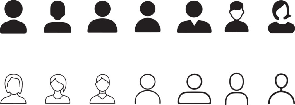 Generic Person Silhouette Vector