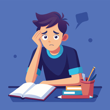 Exam Stress Cartoon Images – Browse 3,681 Stock Photos, Vectors, and ...